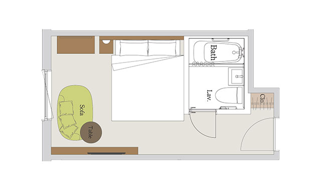 Guest Rooms｜Mitsui Garden Hotel Gotanda